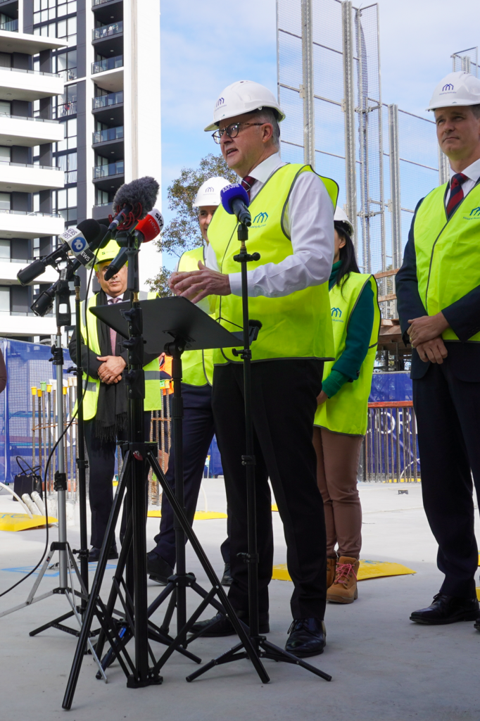 Prime Minister Anthony Albanese visits innovative affordable housing ...